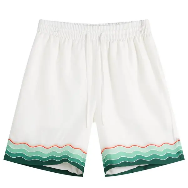 Casablanca Silk Twill Montagne Drawstring Shorts