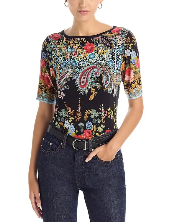 Johnny Was Printed Tee - Leto