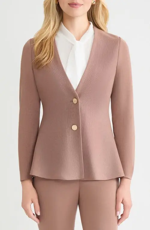 Misook Tailored Knit Jacket
