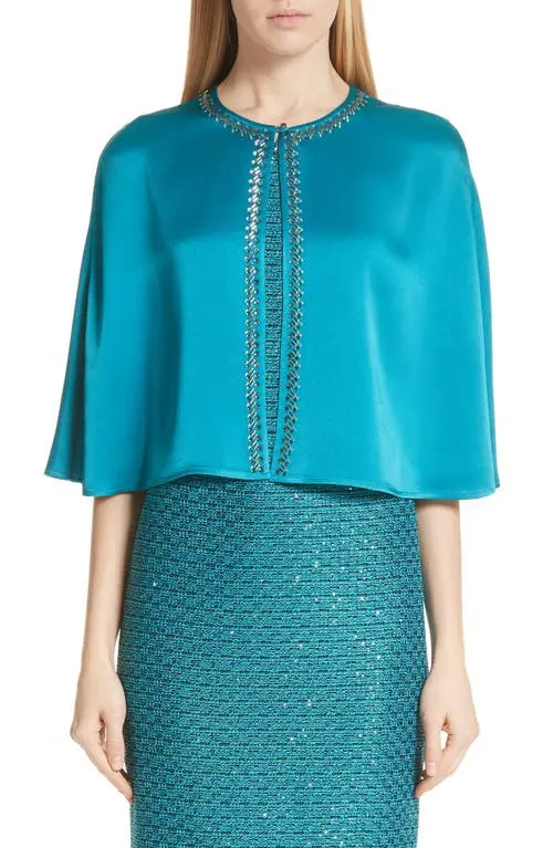 St. John Evening Liquid Crepe Cape