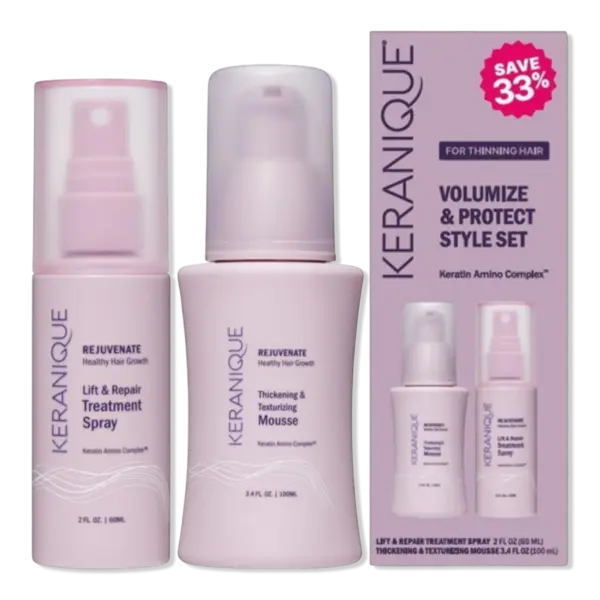 KERANIQUE Volumize & Protect Style Duo