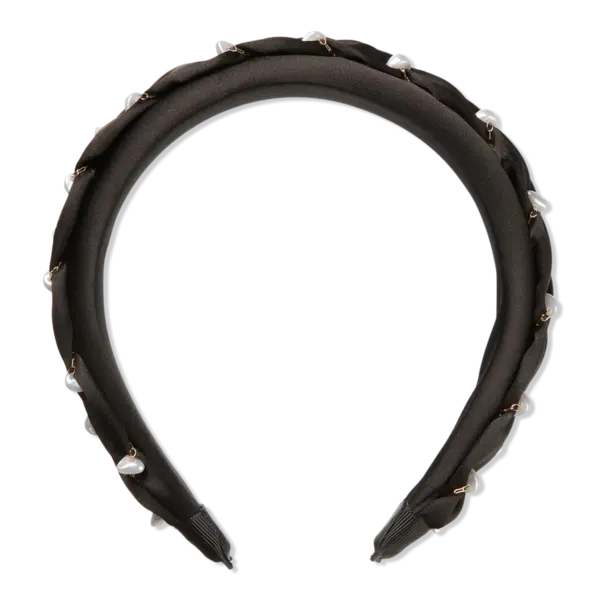 SCUNCI Elite Headband With Pearl