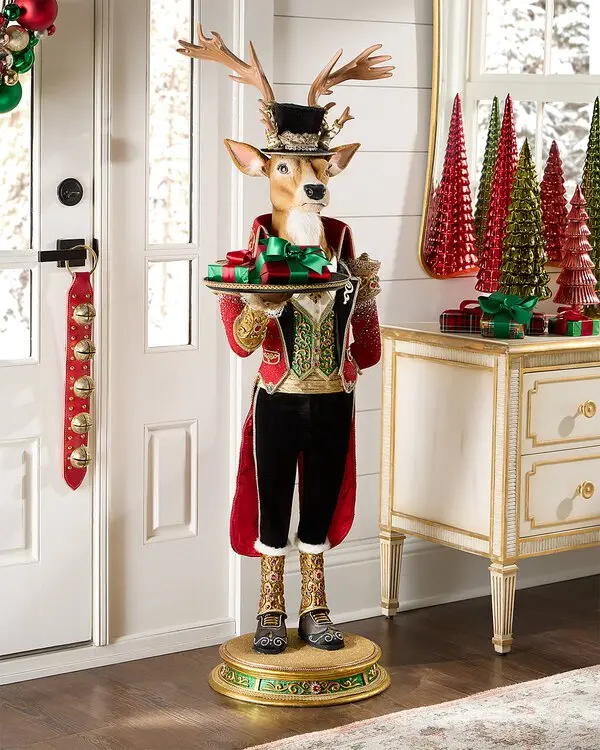 KATHERINE'S COLLECTION Christmas Ball Reindeer Butler, 48