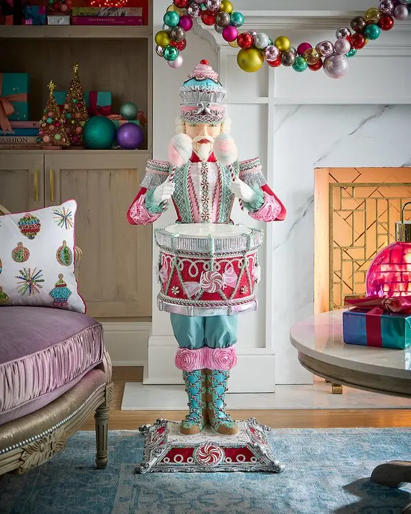 KATHERINE'S COLLECTION Commander Cupcake Life-size Nutcracker Server, 47