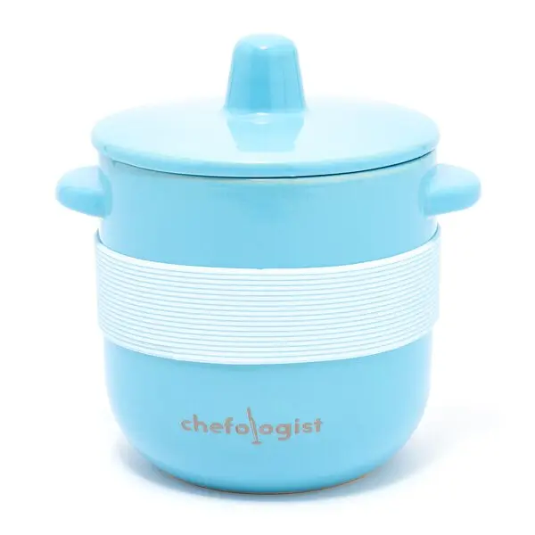 CHEFOLOGIST Ceramic Microwave Egg & More Cooker