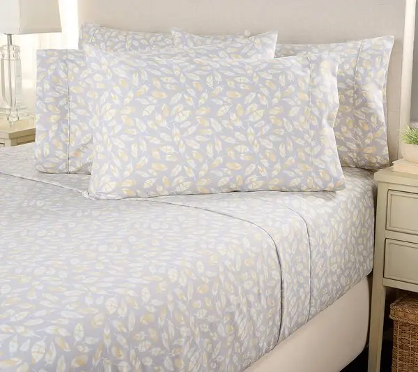 HOME REFLECTIONS Dbl Brushed Harvest 6pc Sheet Set