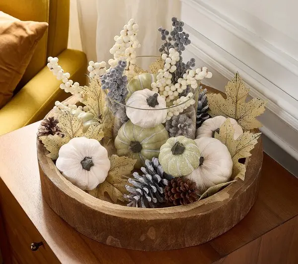 VALERIE PARR HILL Pumpkin, Berry, Pinecone And Leaf Boxed Filler Valerie