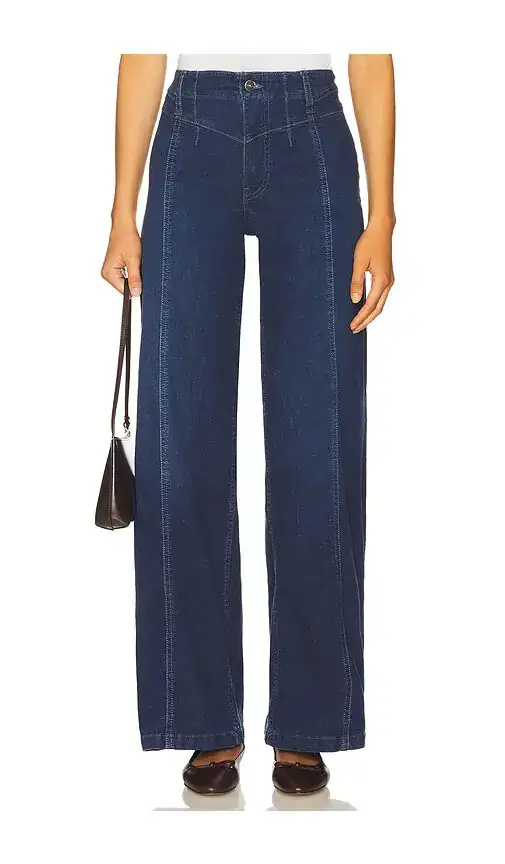 Free People Libre Wide-Leg Jeans Lock And Key Editorialist