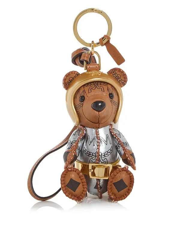 Mcm Visetos Space Bear Bag Charm