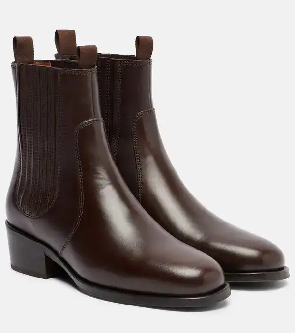 Lemaire 35mm Chelsea Boots - Brown | Editorialist