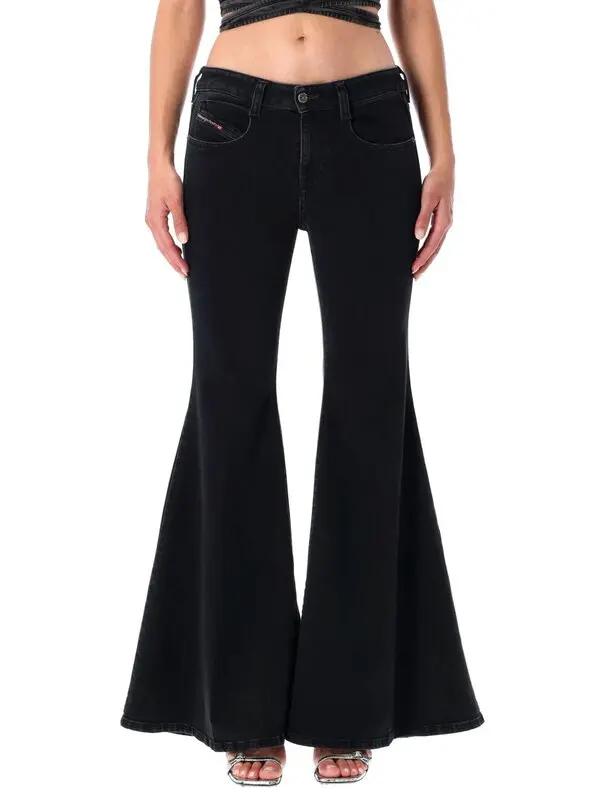 Diesel 1970 D-bleess Low-rise Flared Jeans
