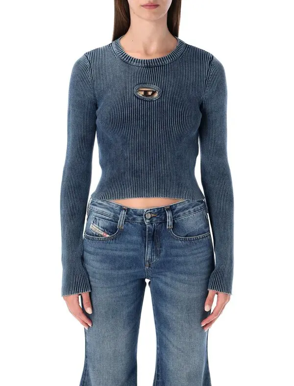Diesel Ribbed Long-sleeve Top - 8at