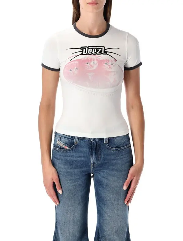 Diesel Slim-fit Stretch Cotton T-shirt