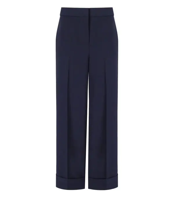 Essentiel Antwerp Imo Cropped Trousers - Blue