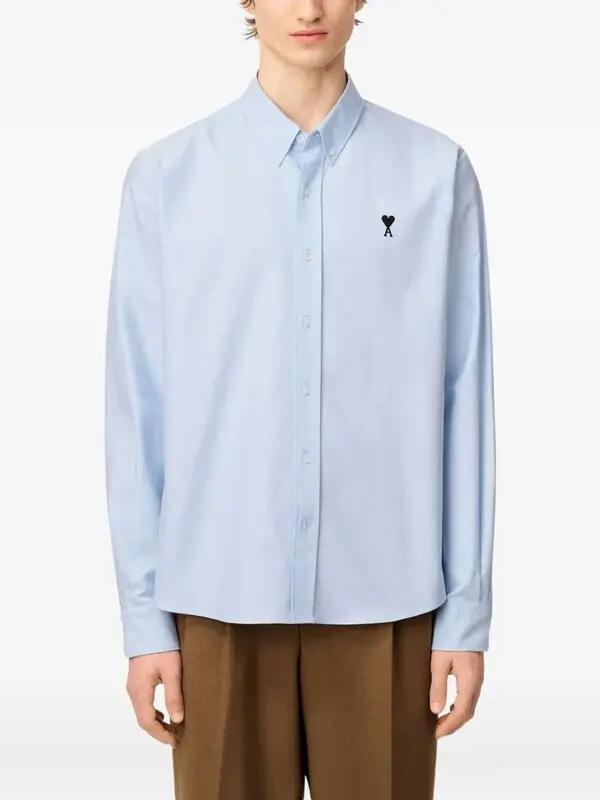 Ami Chemise Oxford Col Button Down Adc Contraste