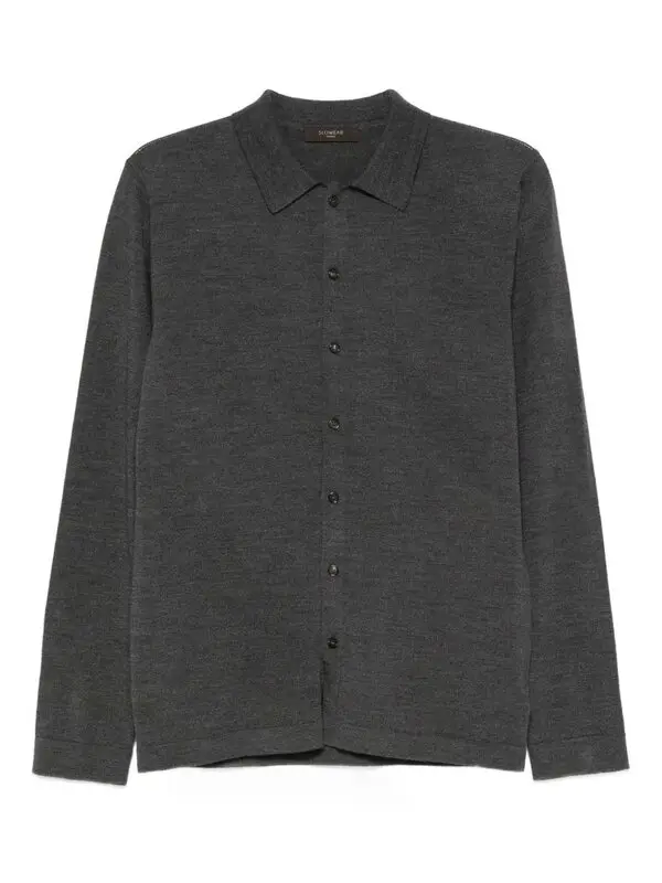 ZANONE Wool Shirt - Grey