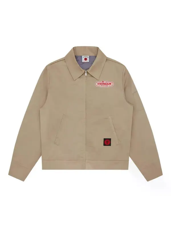 ICECREAM Logo-patch Zip-front Jacket
