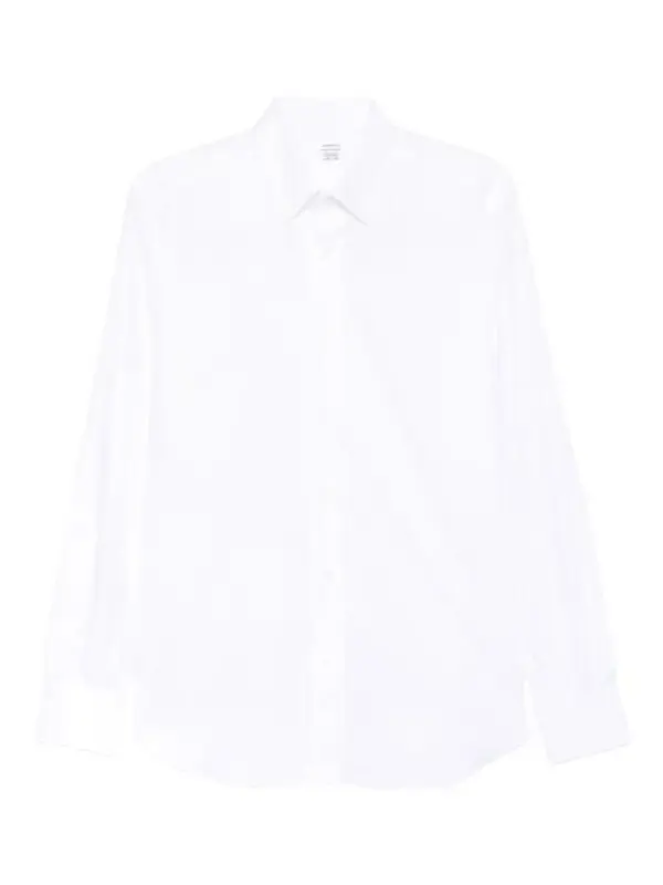 MAZZARELLI Long-sleeve Cotton Shirt - White