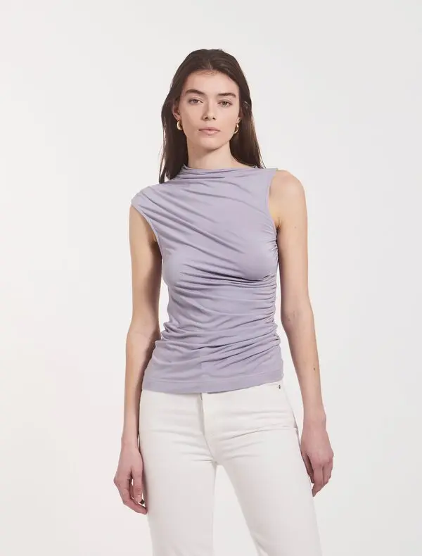 NINETY PERCENT Lui Top - Lilac