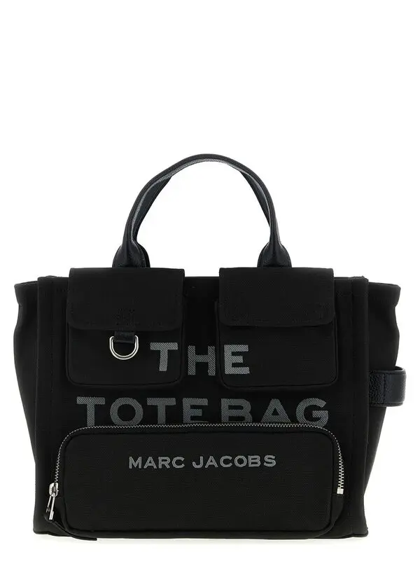 Marc Jacobs The Cargo Canvas Medium Tote - Black