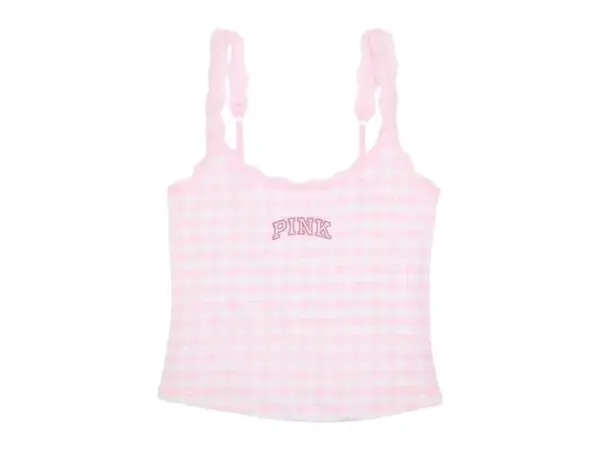 Pink X Loveshackfancy Cotton Cami