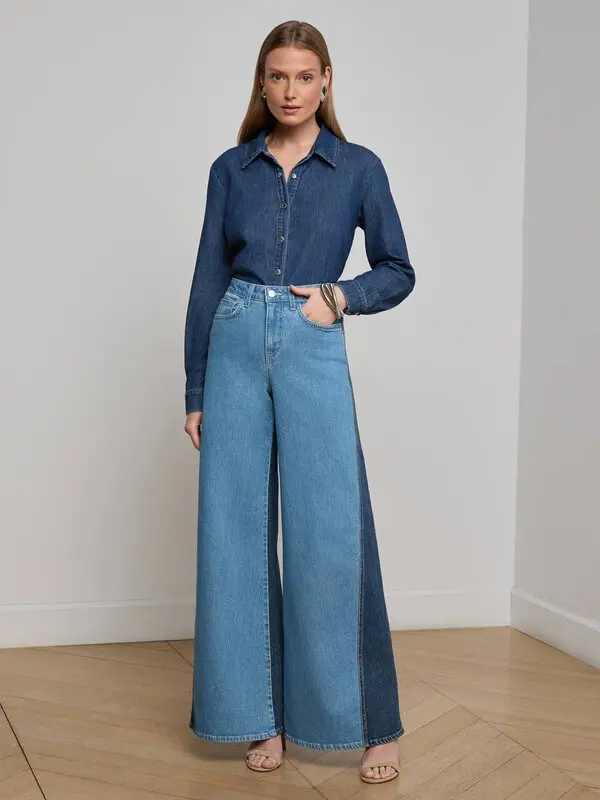 L'Agence Beau Wide-leg Jean