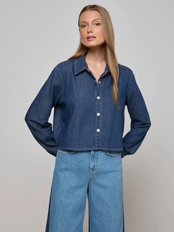 L'Agence Annette Chambray Shirt