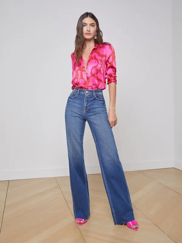 L'Agence Scottie Wide-leg Jean