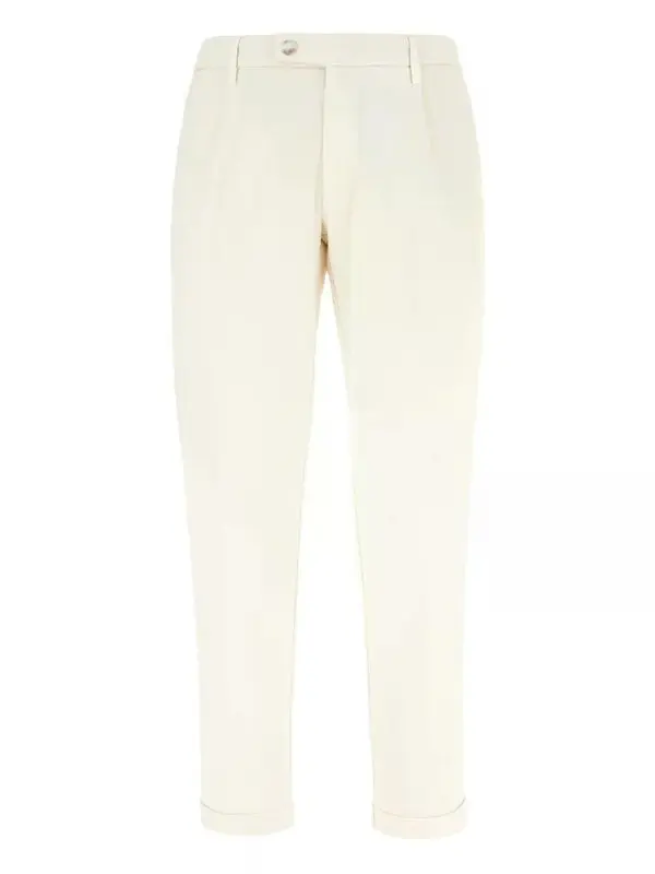RE-HASH Pleated Cuffed Trousers - Neutrals