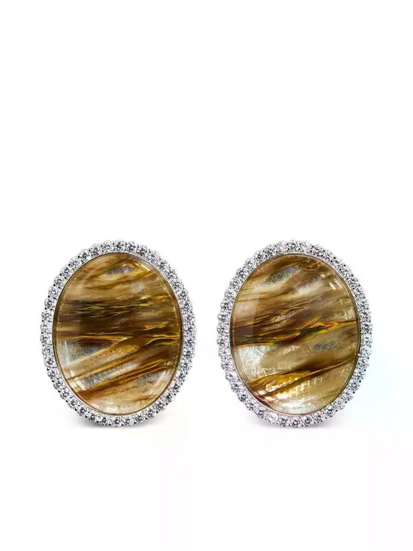 Retrofete Fillipa Stone-embellished Earrings