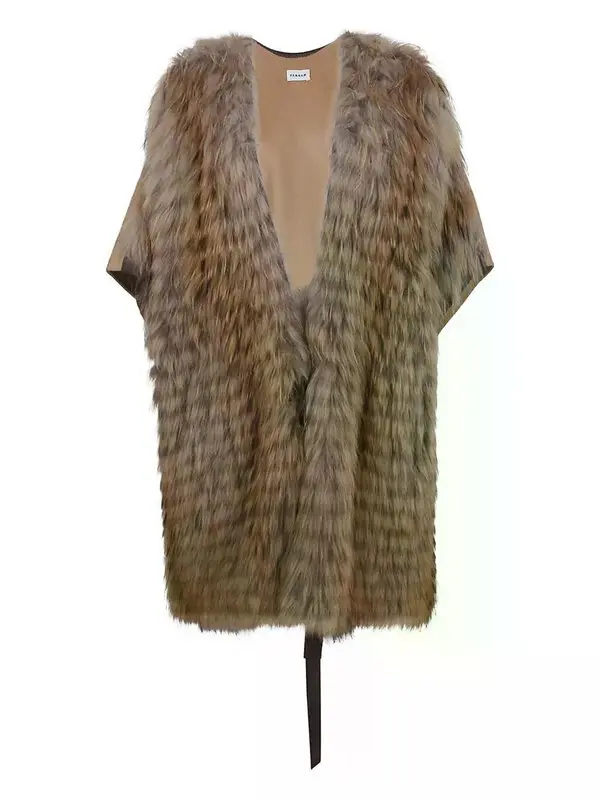 P.a.r.o.s.h Fur-trimmed Cape Jacket