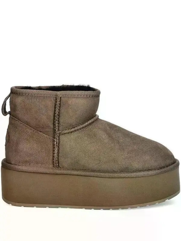 EMU AUSTRALIA Platform Suede Ankle Boots - Brown