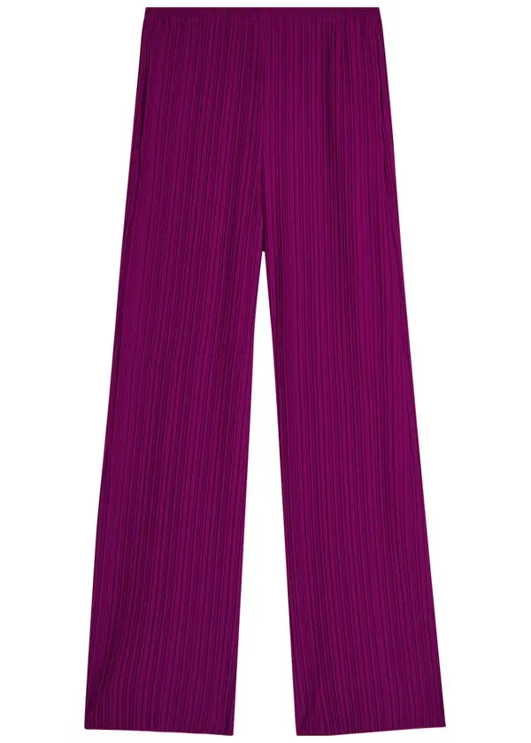 FORTE_FORTE Plissé Crepe Trousers