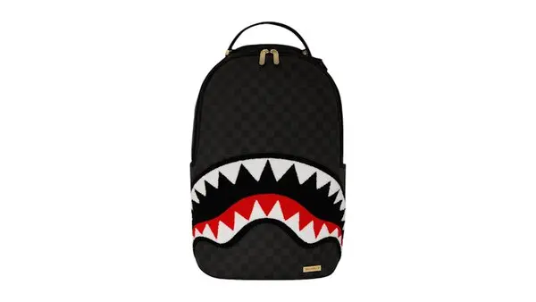 SPRAYGROUND Lights Out Sharks In Paris Chenille Shark Backpack - Multicolor