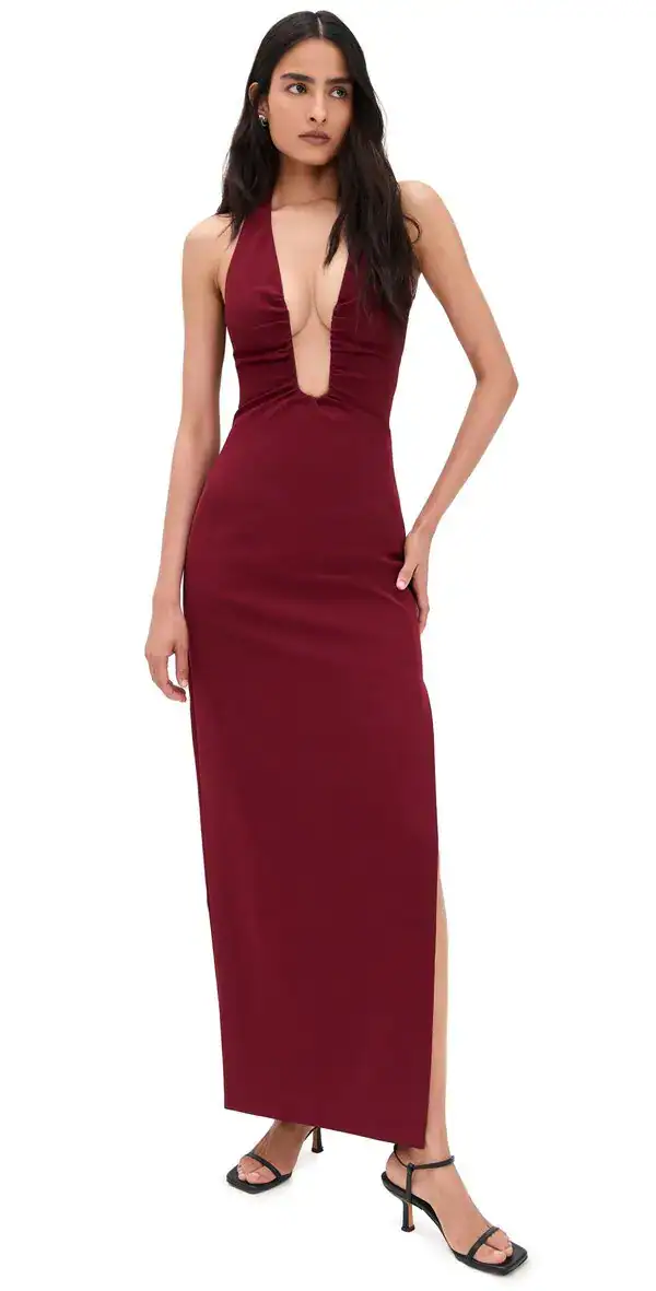 misha burgundy dress Misha Burgundy main image 0