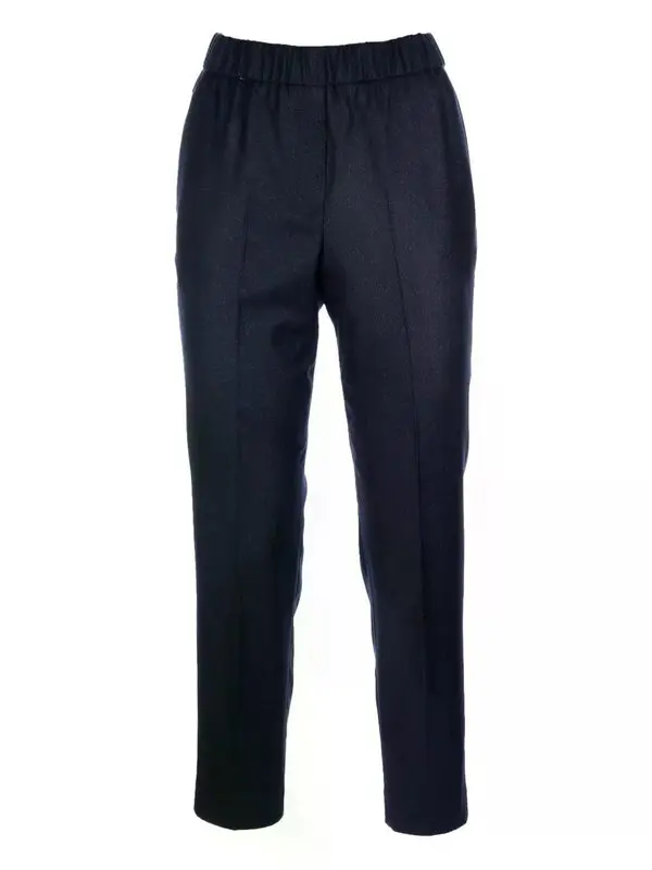 Peserico Elastic-waist Trousers - Blue