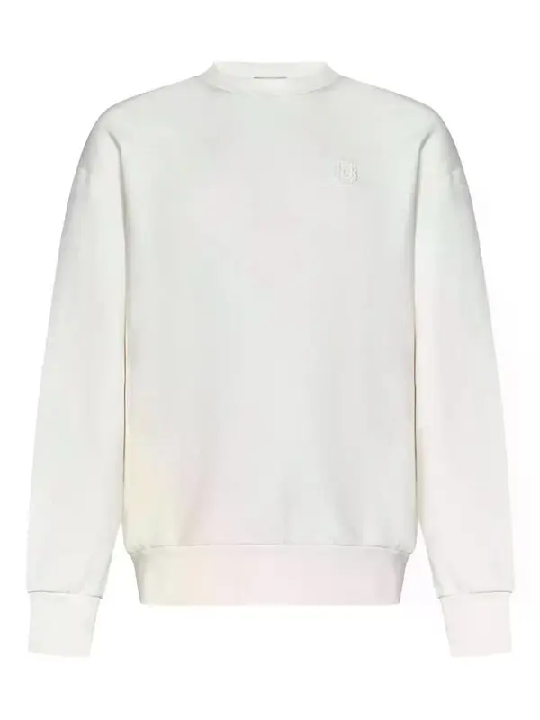 STATE OF ORDER Embroidered Ribbed Crew Neck Sweater