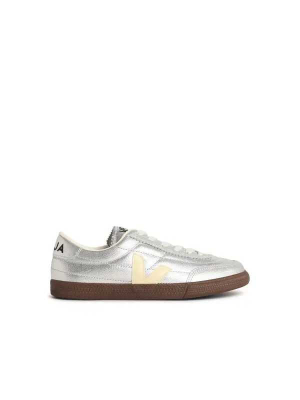 VEJA Panenka O.t. Leather Sneakers - Silver