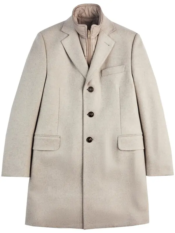 FAY Double-breasted Coat - Multicolor