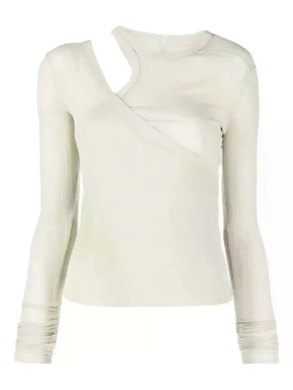 Rick Owens Cut-out Ribbed Top