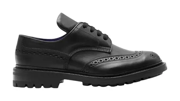 Burberry Tricker's Leather Devon Brogues - Black