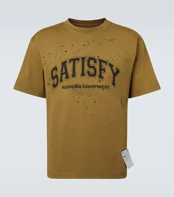 Satisfy Mothtech Printed Cotton Jersey T-shirt