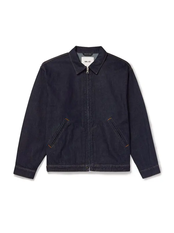 Nn07 Petrus 1843 Organic Denim Jacket - Blue