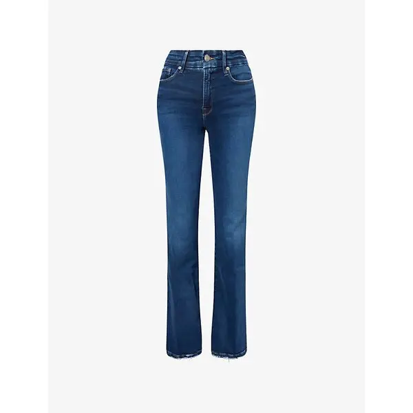 Good American Classic Bootcut Stretch-denim Blend Jeans