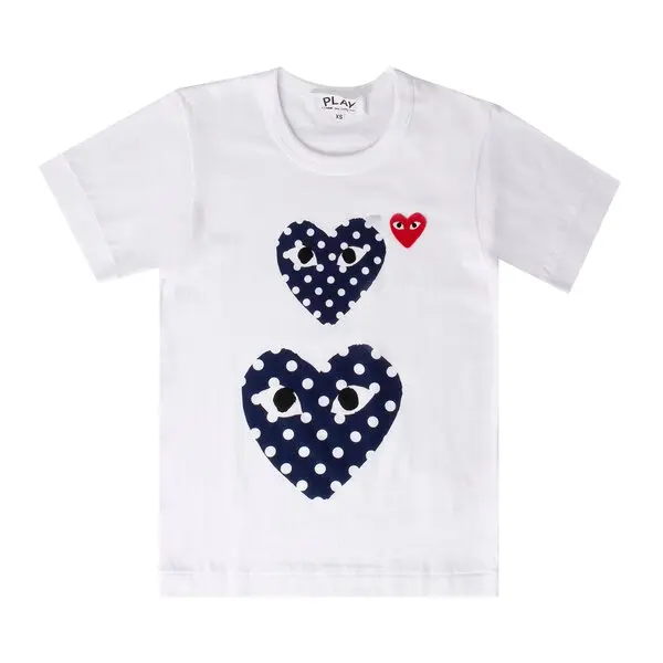 Play Comme Des Garcon T-shirt With Polka Dot Heart