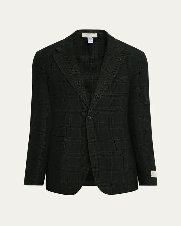 Massimo Alba Catch2 Wool Prince Of Wales Sport Coat