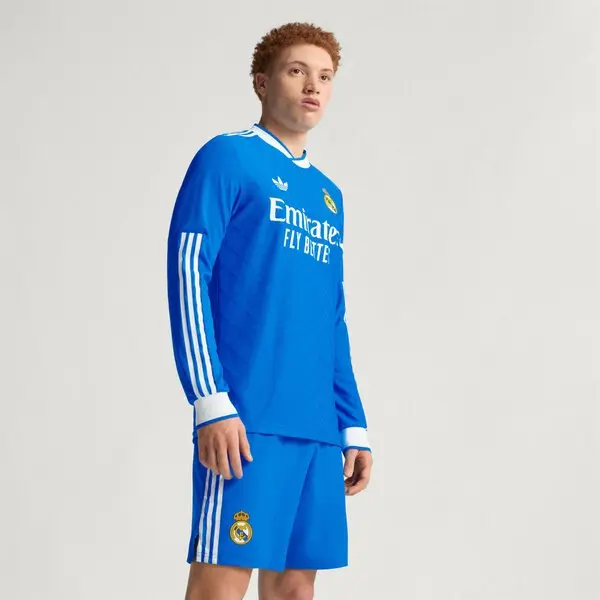 Adidas Real Madrid 25/26 Long Sleeve Third Authentic Jersey