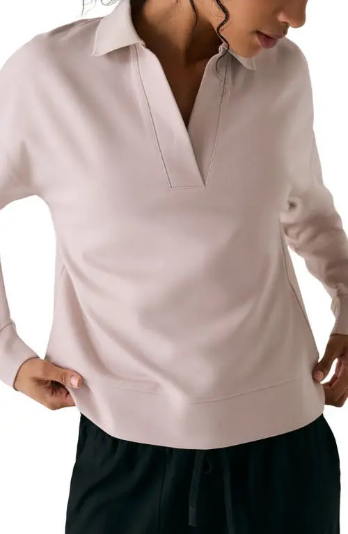 LOLE Mindset Johnny Collar Sweatshirt - Abalone