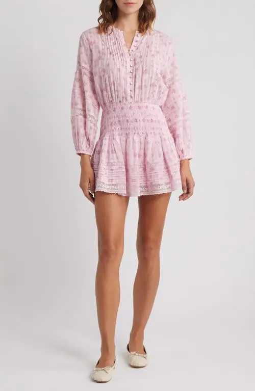 LoveShackFancy Janis Long Sleeve Mini Dress