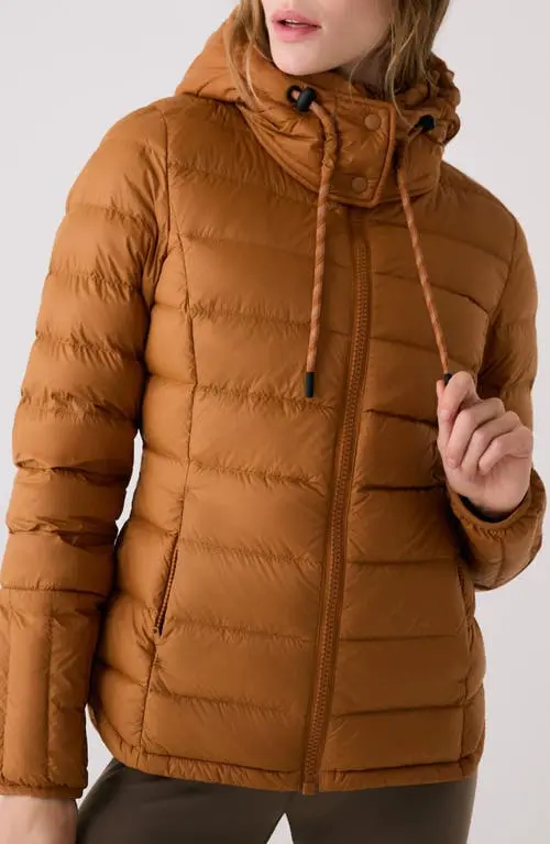 LOLE Emeline Water Repellent 550 Fill Power Down Jacket - Ginger